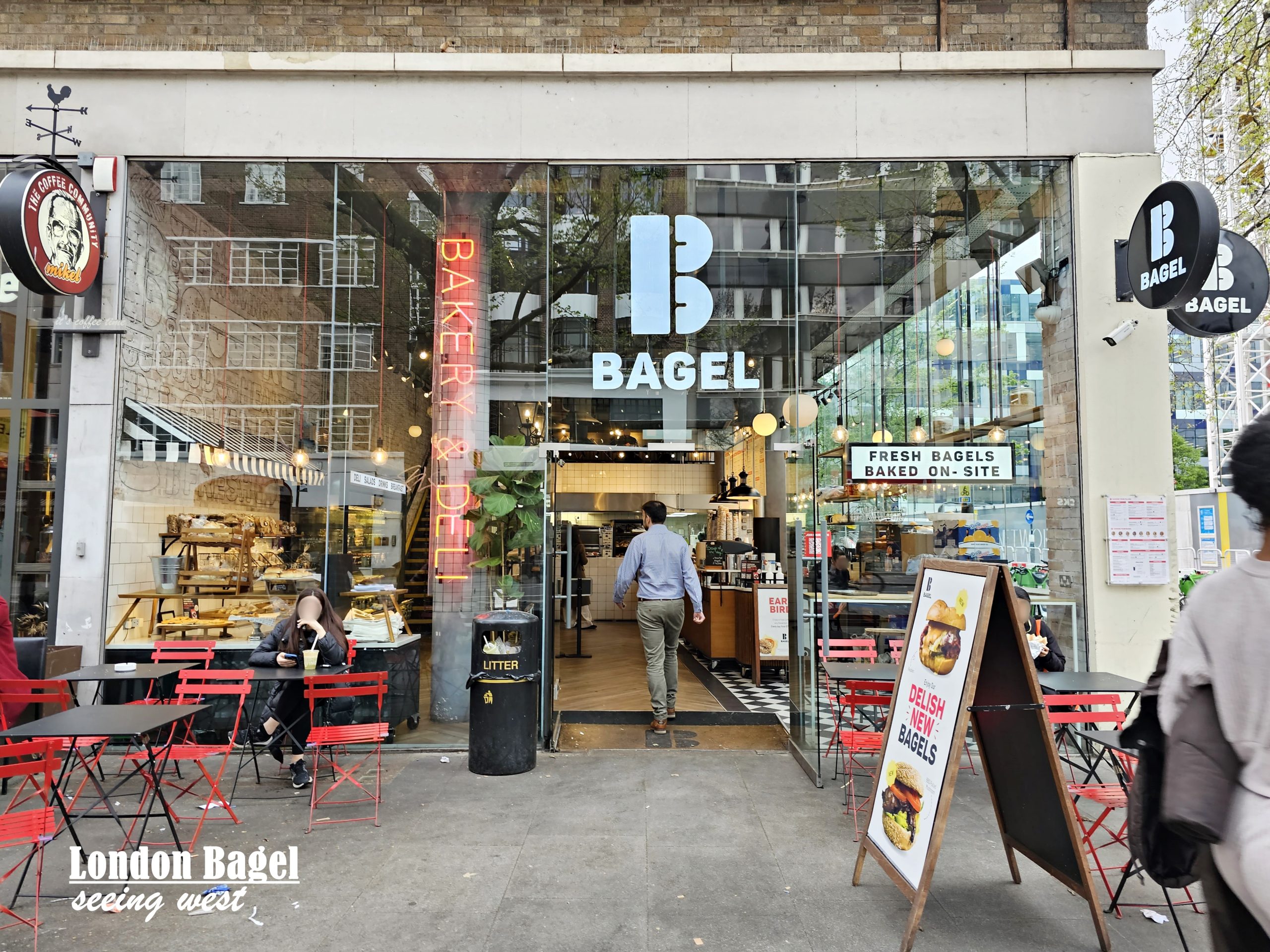 【英國。倫敦】B Bagel 英國貝果專門店 街邊浪漫獨食 - Seeing West 西施型